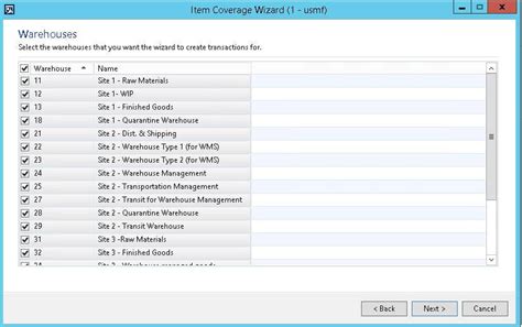 Master Planning The Item Coverage Wizard Dynamics Ax 2012