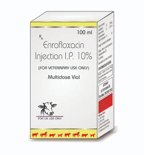 Enrofloxacin Injection At ₹ 250 Piece Industrial Area Phase 2 Panchkula Id 2852803664930