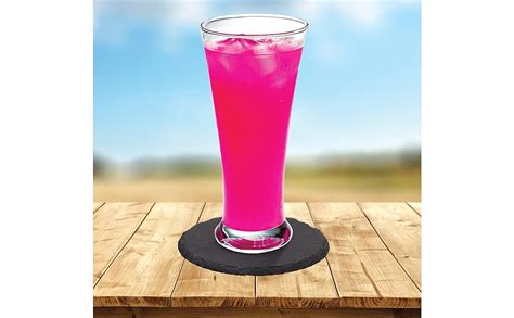 Sleek And Stylish Slate Coaster Set Natural Slate Coasters Round Slate Coasters