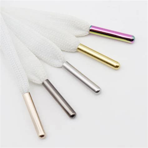 Metal Aglet Laces Gold Tips Aglet Shoelace Metal Tip Custom