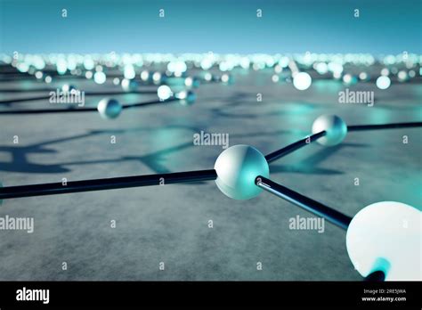 Spheres And Rods Resembling Molecular Components With Out Of Focus