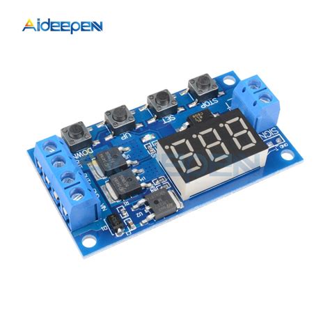 dc 12v 24v trigger cycle timer delay switch circuit board dual mos tub aideepen