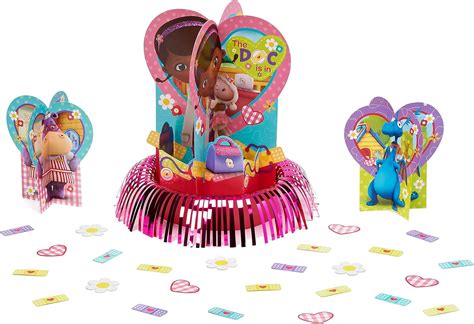 Amazon Com Doc McStuffins Table Decorating Kit 23 Piece Toys Games