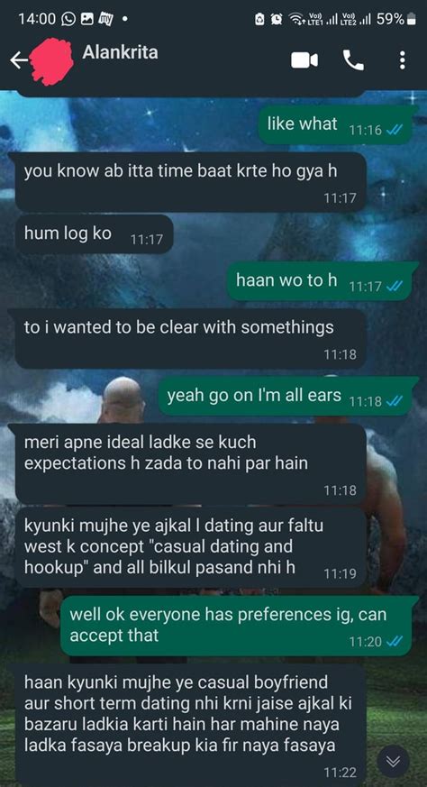 Tldr She Was A Self Proclaimed Trad Sanskari Girl I Had A Brain Rot