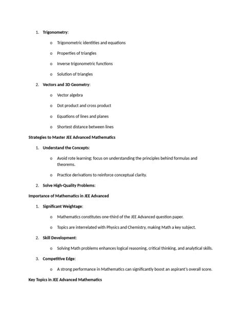 Ordinate Geometry For Jee Pdf Line Geometry Equations