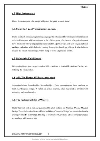 Flutter General Report Docx