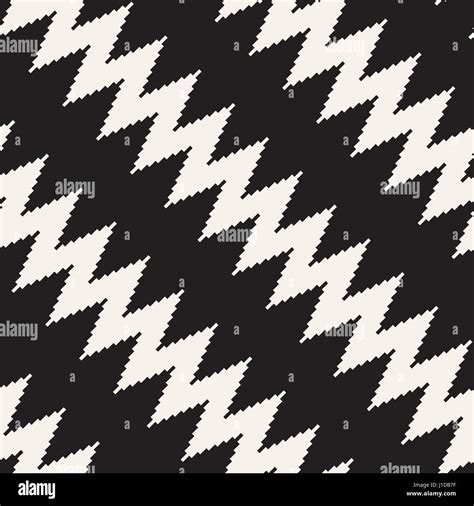 Repeatable Geometric Grid Texture Vector Seamless Mesh Pattern Monochrome Zigzag Edgy Lines