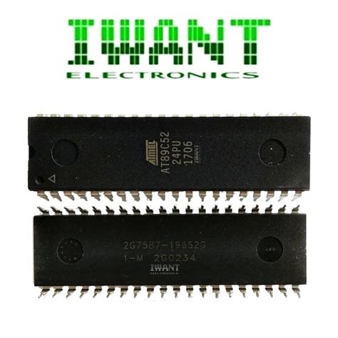 Jual 89c52 At89c52 24pu Atmel 89c52 Dip 40pin 8 Bit Microcontroller 89c52 24pu At89c52 24pu