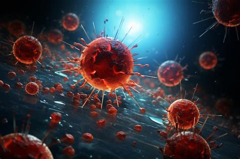 Premium Ai Image Cancer Cell Oncology Research Structure Mutation Somatic Cell Of The Body