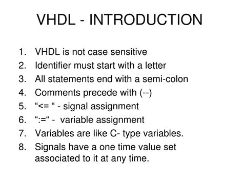 Ppt Introduction To Vhdl Structural And Behavioral Modeling For Multiplexers Powerpoint