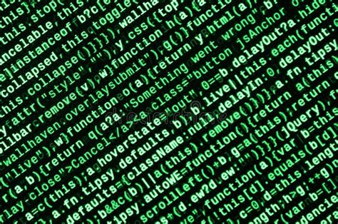 Computer Program Preview Programming Code Typing Stock Illustration