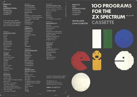 100 Programs For The Zx Spectrum World Of Spectrum Classic