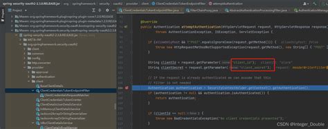 Spring Cloud Starter Oauth2 密码模式认证过程 Csdn博客