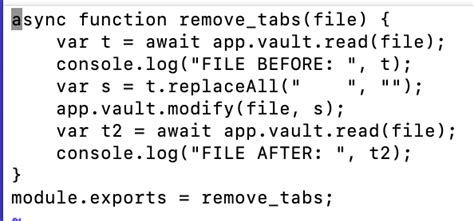 Using Templater To Automatically Remove Tabs From Files Imported By