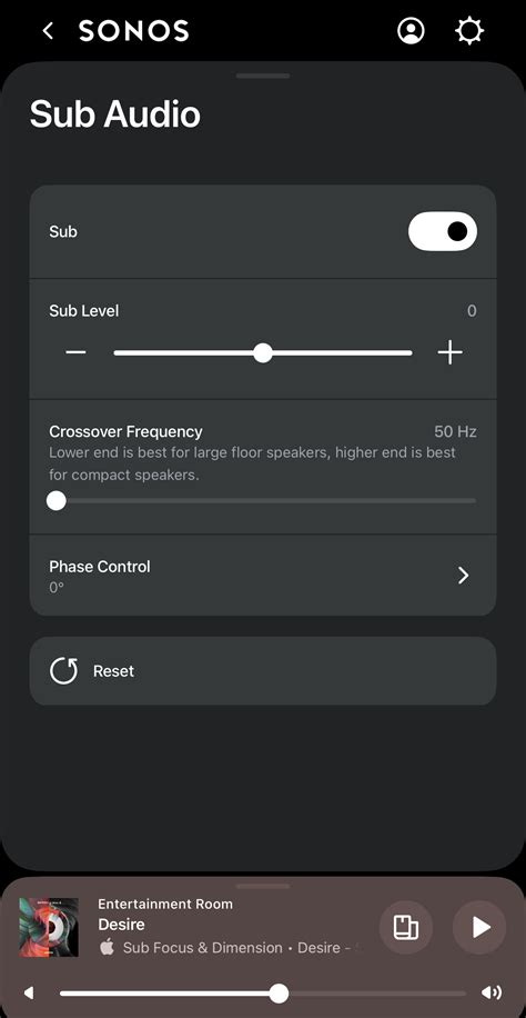 New Sonos App Update Broke Amp Subwoofer Control Sonos Community