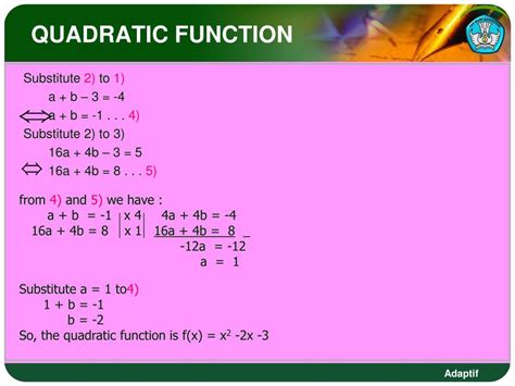 Ppt Functions Linear Function Equation And Quadratic Function Powerpoint Presentation Id