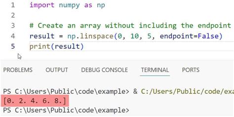 Numpys Linspace Function In Python