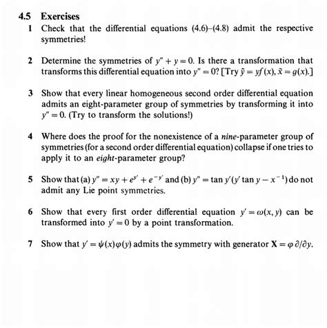 Solved 45 ﻿exercises1 ﻿check That The Differential