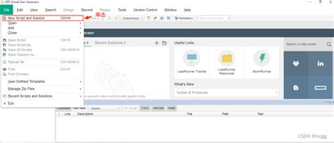 使用loadrunner的vugen进行脚本录制 Vugen录制脚本 Csdn博客