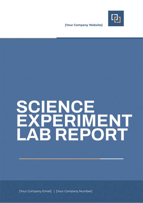 Free Science Experiment Lab Report Template To Edit Online