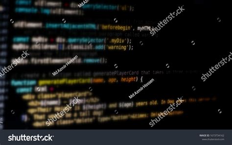 Programming Source Code Abstract Background Written Stock Photo Shutterstock