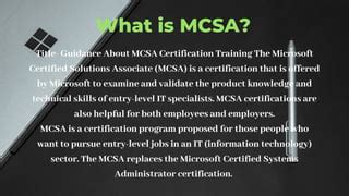Learn Mcsa Course From Network Kings Pdf