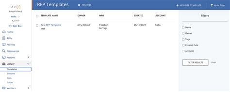 How Do I Create A Template From An Rfp Rfp360