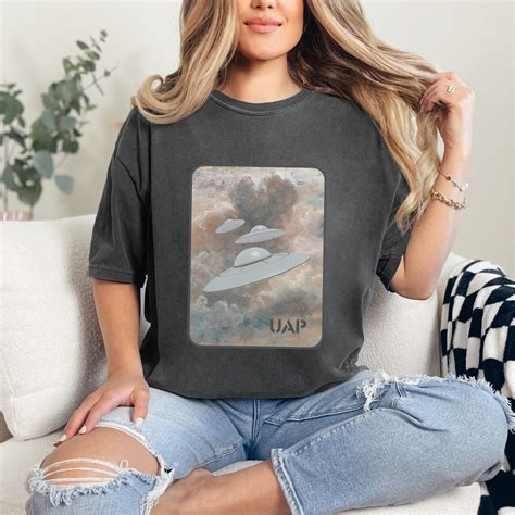 Uap Shirt Flying Saucers Graphic Tee Comfort Colors Etsy