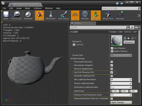 Vertex Animation Tool Timeline Meshes Unreal Engine Documentation