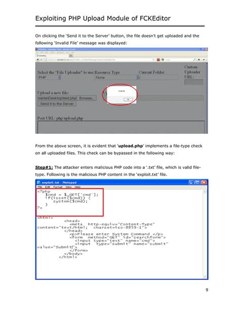 file upload vulnerability in fck editor pdf web development internet