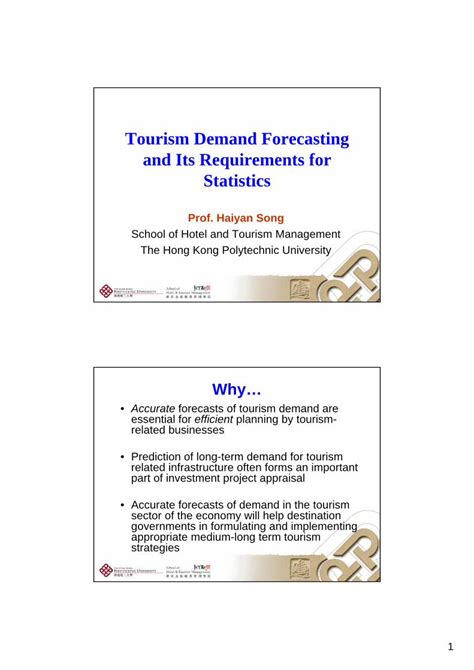 PDF Tourism Demand Forecasting And Its Requirements For Statistics DOKUMEN TIPS