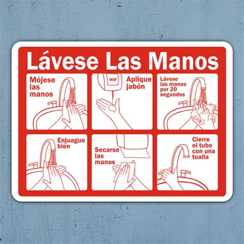 Wash Hands In Spanish