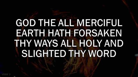 God The Omnipotent Hymn