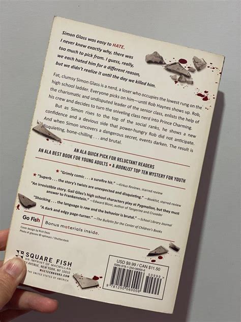 Fiction Book Shattering Glass By Gail Giles Hobbies And Toys Books