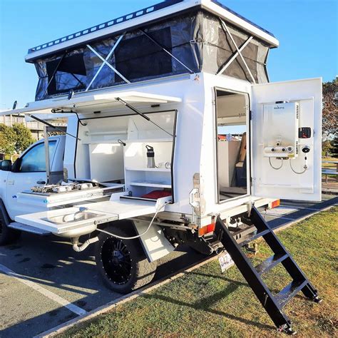 Factory Custom Color Camping Off Road Sliding Pop Up Pickup Camper On