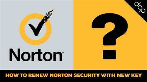 How To Renew Norton Security With A New Product Key Youtube