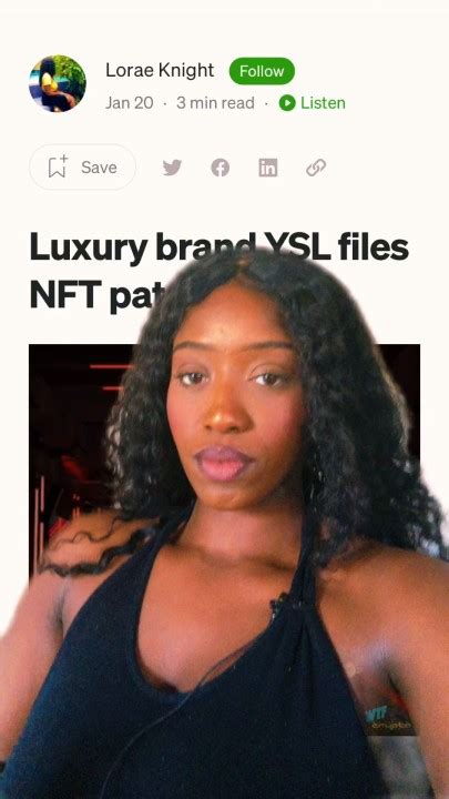 Video Lorae Knight On Linkedin Wtfcrypto Nfts Metaverse Web3 Ysl