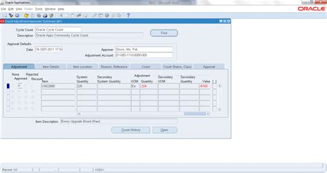 Approve Cycle Count Entries ORACLE APPS COMMUNITY