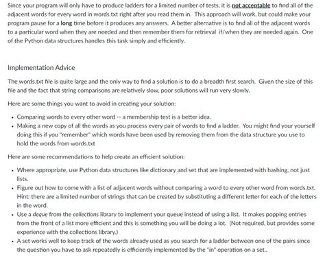 A Word Ladder Program Is Similar To A Degrees Of Chegg Com