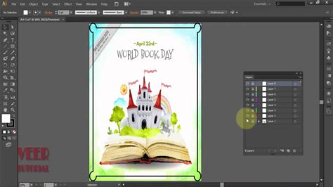 Adobe Illustrator How To Lock Layers In Illustrator Youtube