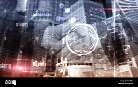 Business Intelligence BI Key Performance Indicator KPI Analysis Dashboard Transparent Blurred