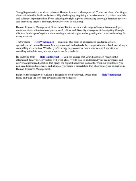Human Resource Management Dissertation Topics Pdf Human Resource Management Human Resources