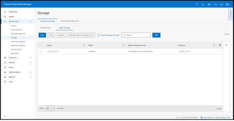 Configuration Of Object Storage With Powerprotect Data Manager