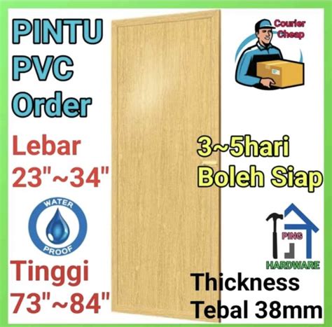 Pvc Toilet Door Thickness Mm Custom Size Lazada