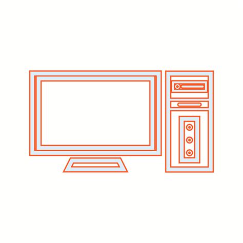 Beautiful Computer Vector Line Icon 17199979 Vector Art At Vecteezy