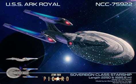 Uss Ark Royal Nc 7992 Sovereign Class Starship Uss Ark Royal Nc 7992 Sovereign Class Starship
