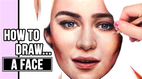 How To Draw A Face Drawing A Realistic Face Tutorial Youtube