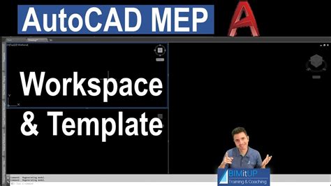 autocad mep workspace and template youtube