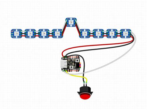Circuit Diagram Neopixel Menorah Adafruit Learning System