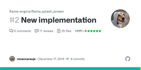 New Implementation By Renancaraujo Pull Request Flame Engine Flame Splash Screen GitHub